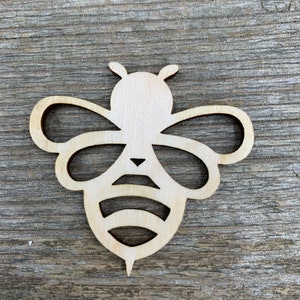 Wooden Bee Shape, Honey Bee, Various Sizes, for Crafts , Decoration ...