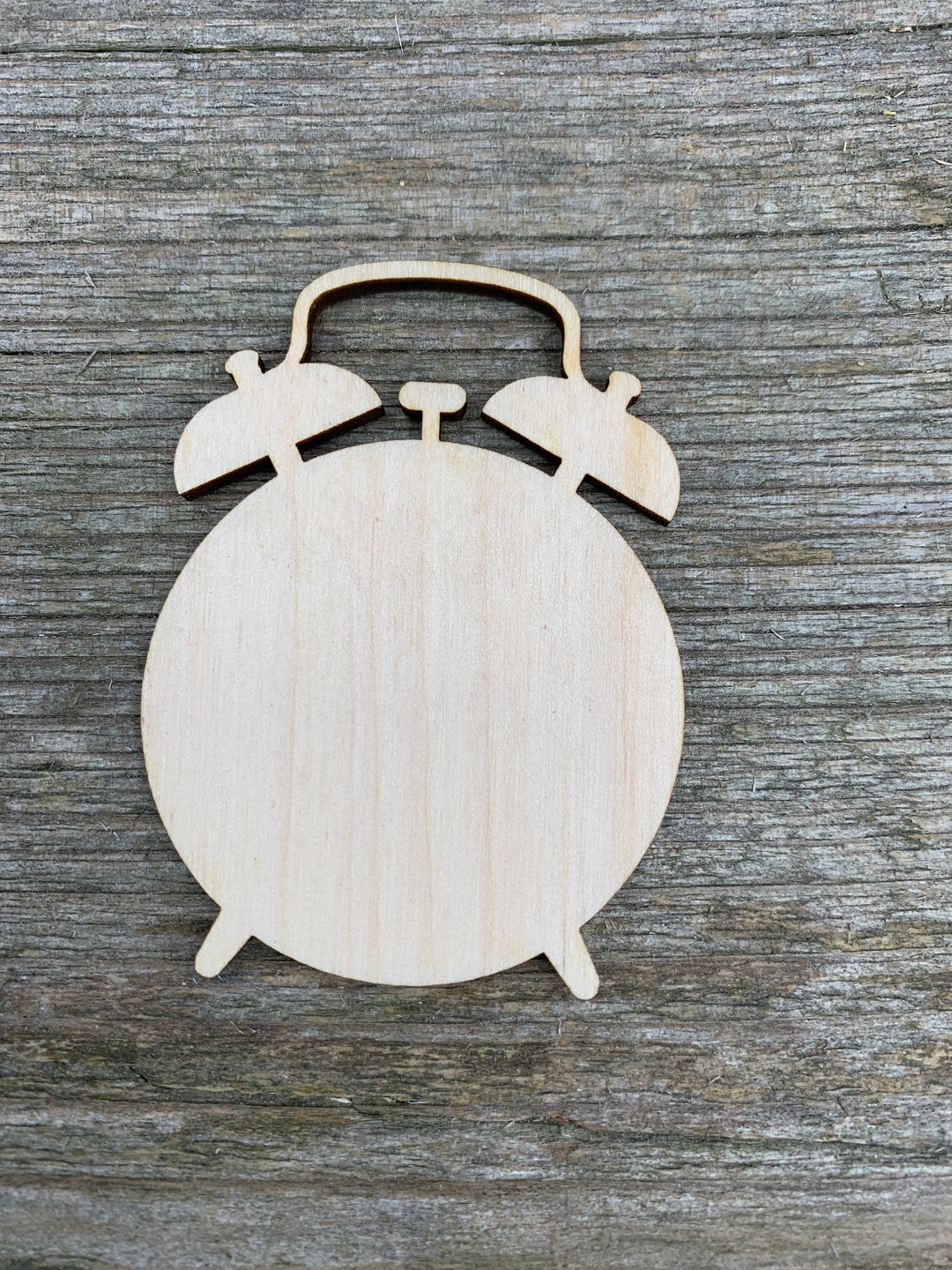 Wooden Alarm Clock, Clock, Various Sizes, for Crafts , Decoration ...