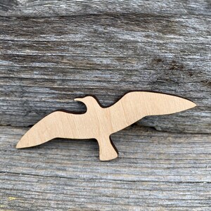 Wooden Flying Seagull, Various Sizes, for Crafts, Decoration, Natural ...