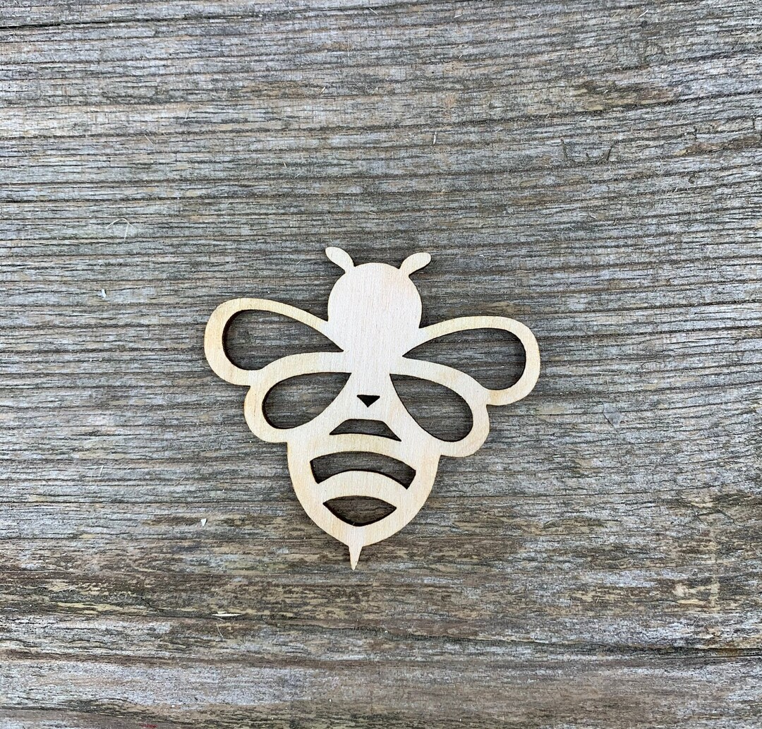 Wooden Bee Shape, Honey Bee, Various Sizes, for Crafts , Decoration ...