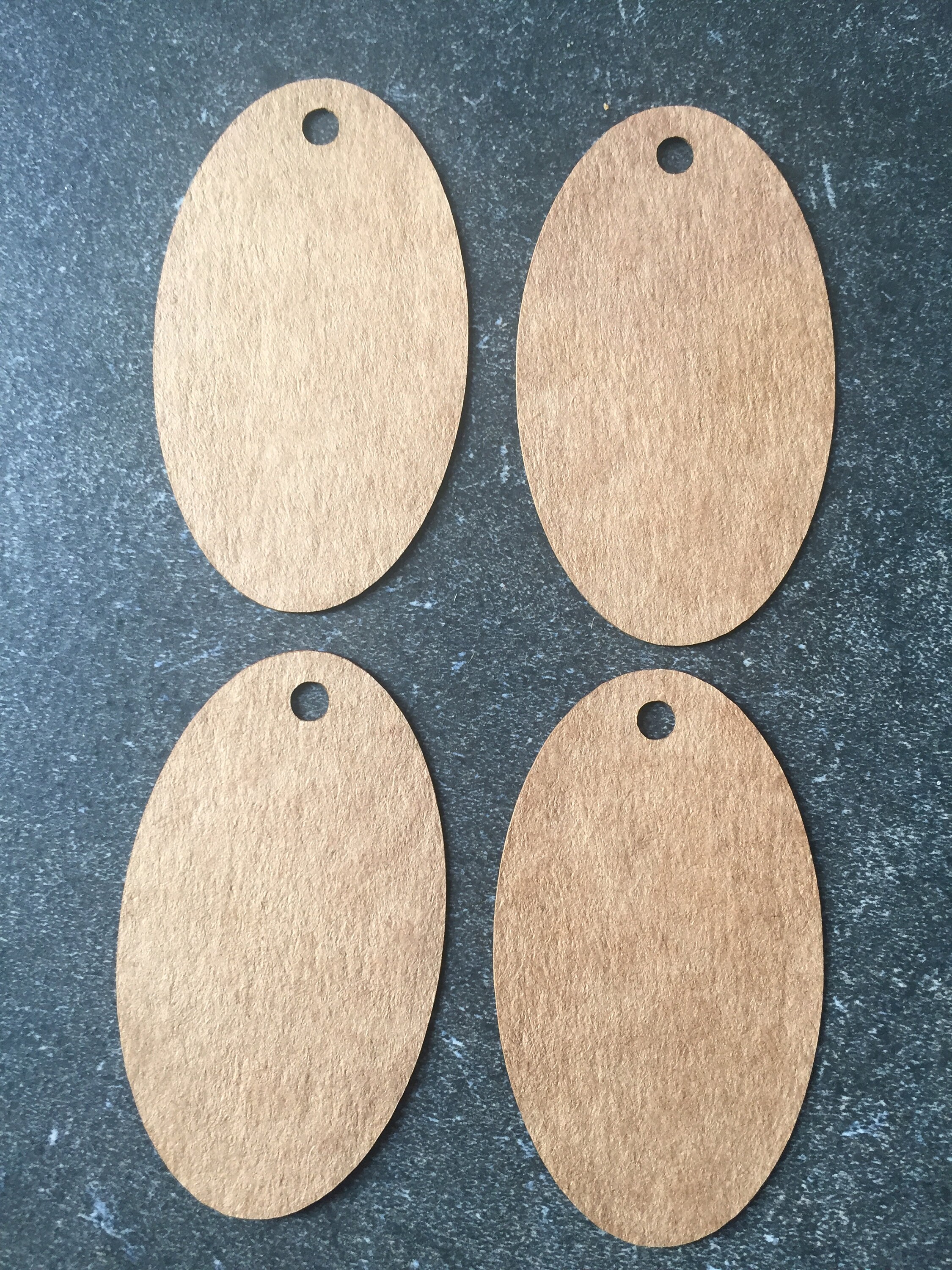 Blank Paper Tags Recycled Paper Oval Tags Price Labels | Etsy