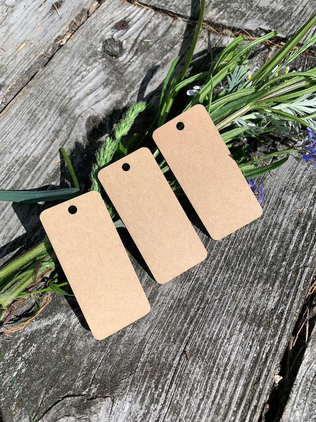 6.5 X 3 Cm Blank Paper Tags Recycled Paper, Rectangle Tags, Wedding ...