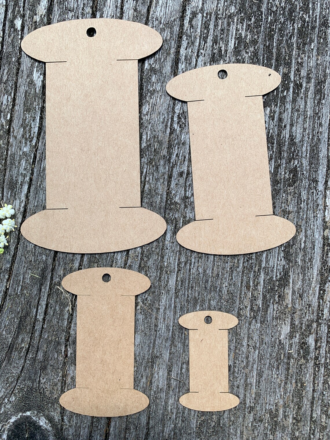 Cardboard Spool Tags Bobbin Recycled Paper Lace Ribbon - Etsy Australia