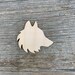 Wooden Wolf Shape, Wolf Head, Various Sizes, for Crafts , Forest ...