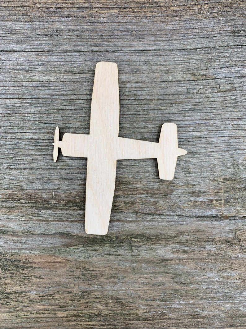 Wooden Airplane Shape Various Sizes for Crafts Decoration | Etsy