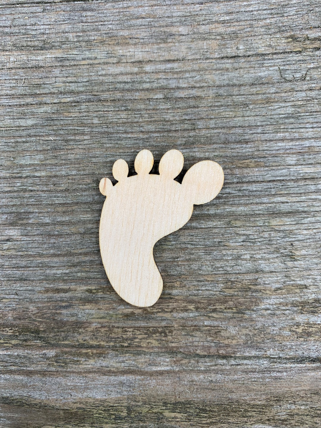 Wooden Baby Foot Shape, Baby Feet, Various Sizes, for Crafts ...