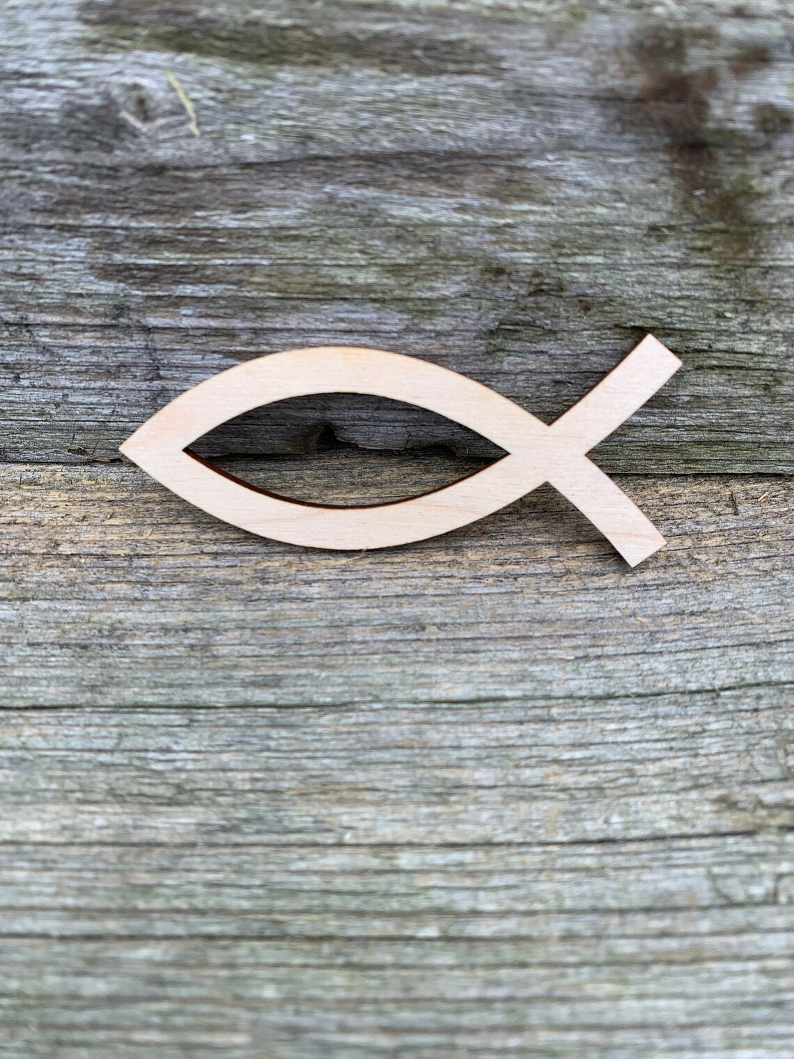 Wooden Christian Fish Shape Jesus Fish Ichthys Various | Etsy