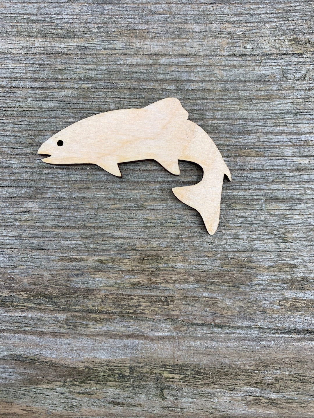 Birch Plywood Trout: Laser Cut Wooden Fish Shape for Crafts - Etsy