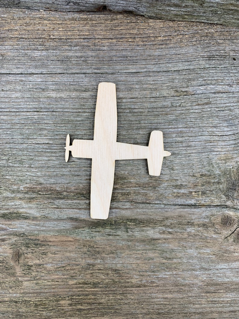 Wooden Airplane Shape, Various Sizes, for Crafts , Decoration, Natural ...