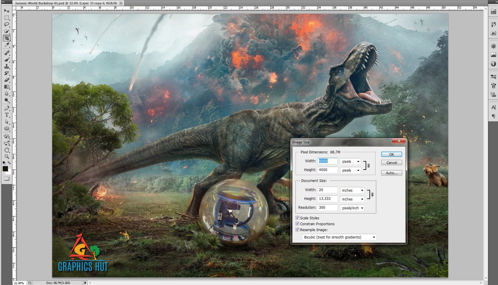 Jurassic World Digital Backdrop Hiding From Dinosaur Digital - Etsy UK