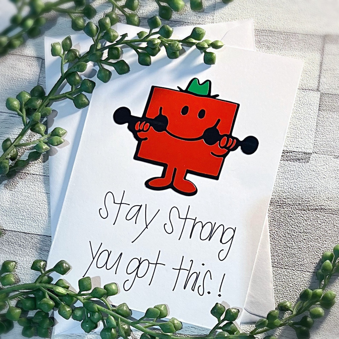 Mr Strong Card - Etsy