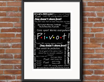 Friends poster | Etsy