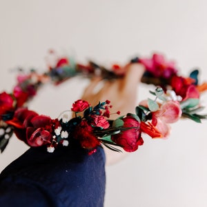 Wildflowers Terracota Boho Flower Crown / Boho Headpiece / Festival ...