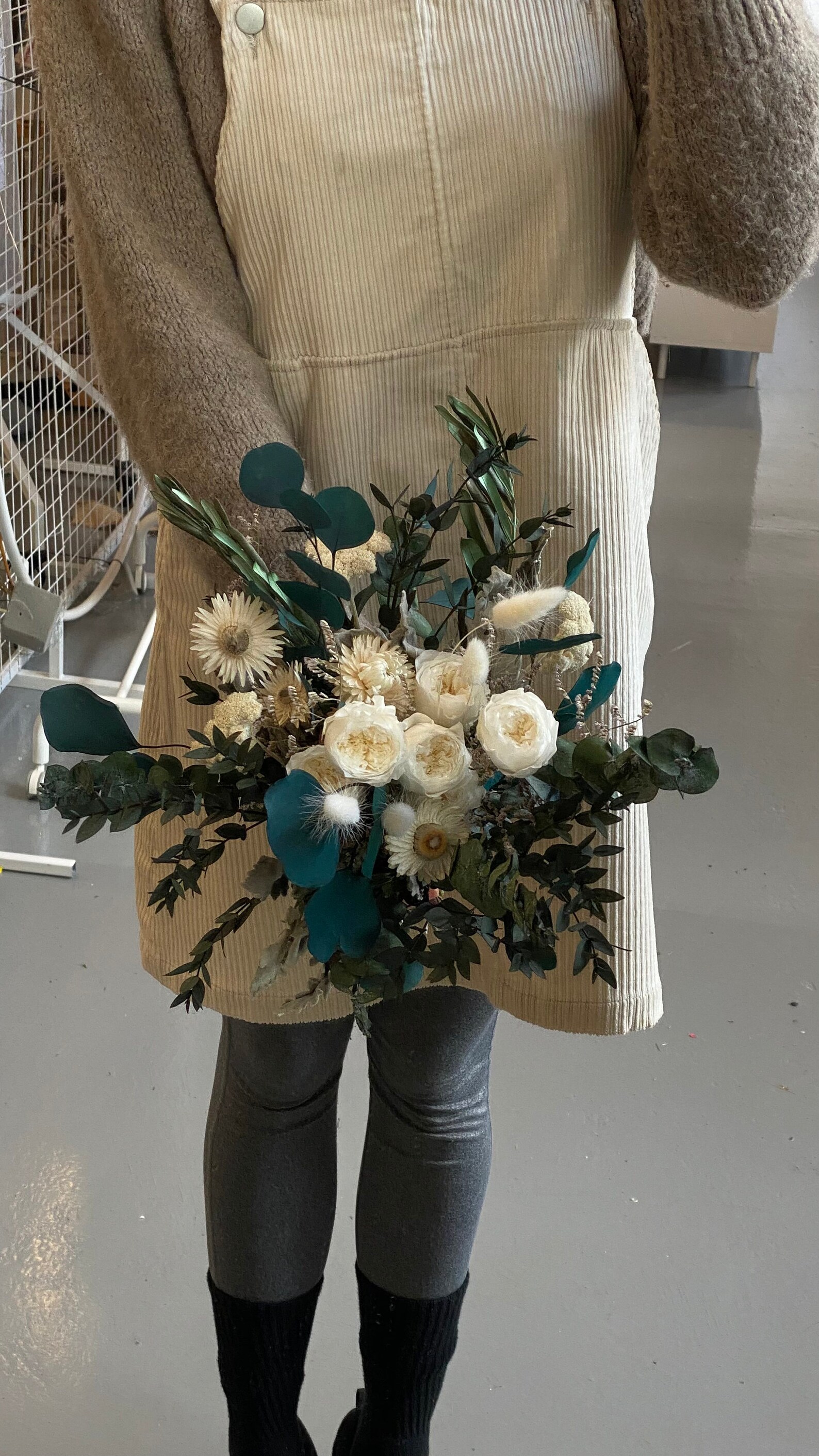 Eternal David Austin Roses & All Preserved Eucalyptus Greenery - Etsy