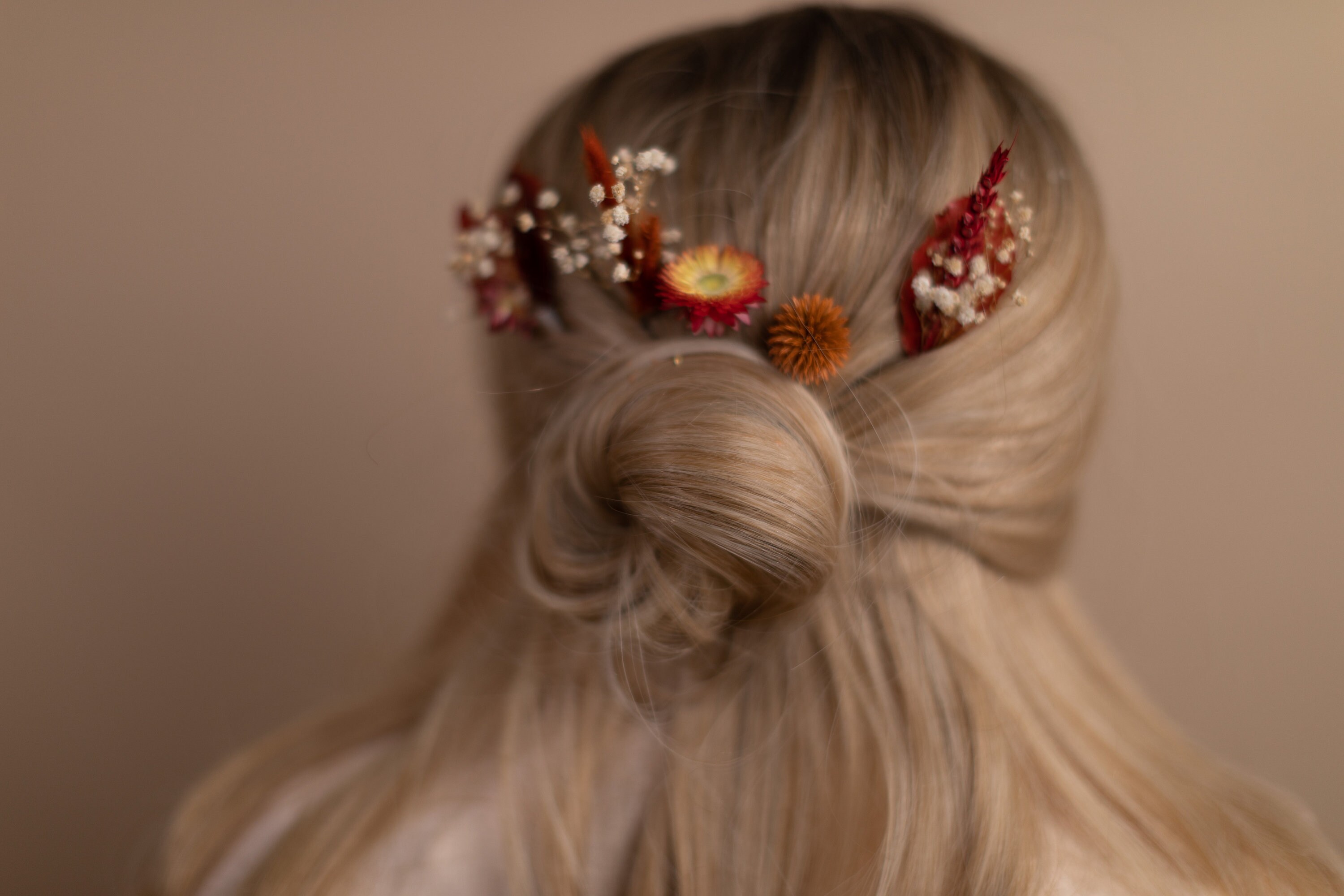 Autumn Terracota Hair Pin Set / Flower Hair Pins Boho Hair - Etsy
