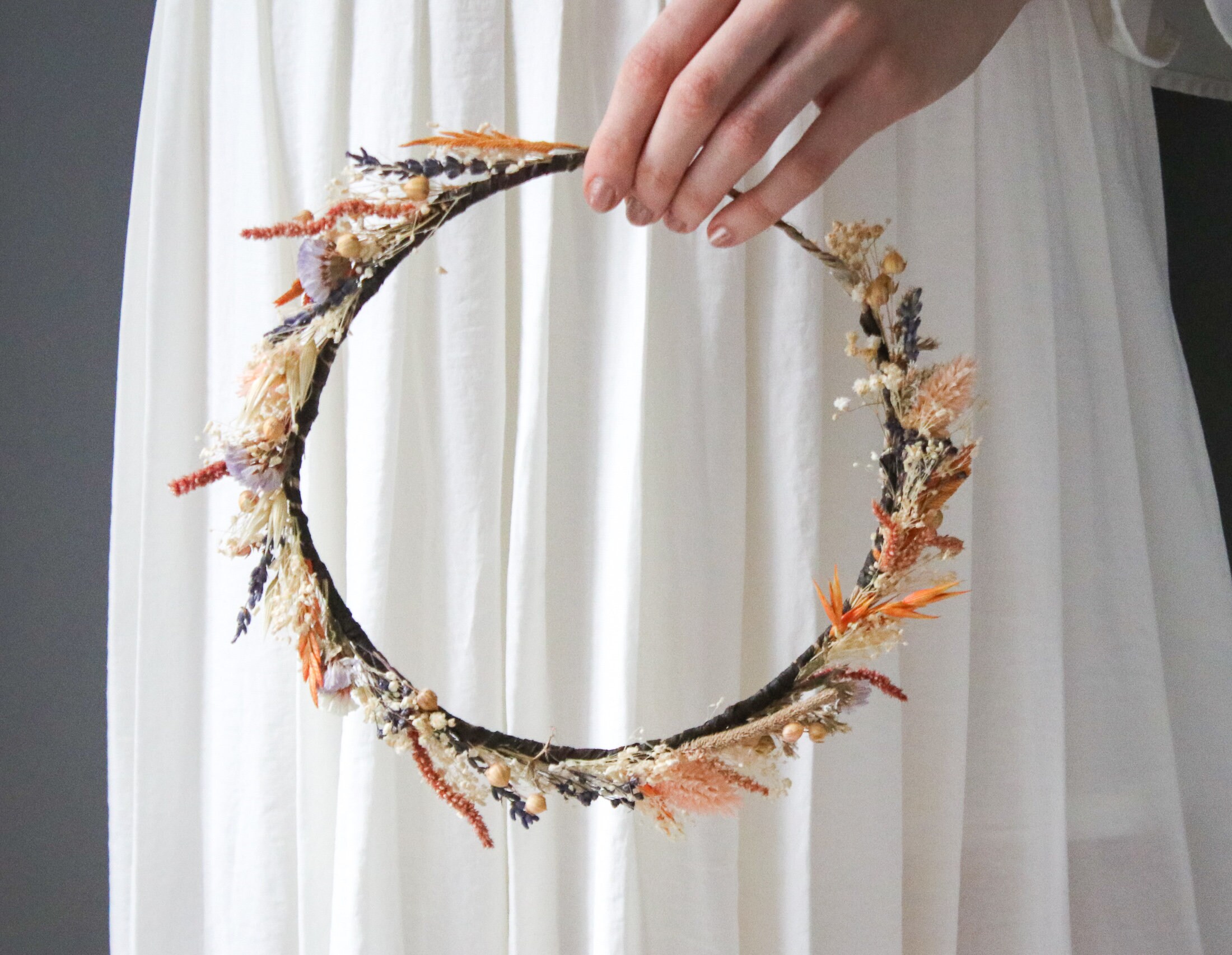 Autumn Wedding Crown Fall Crown Christmas Wedding Crown Gift - Etsy