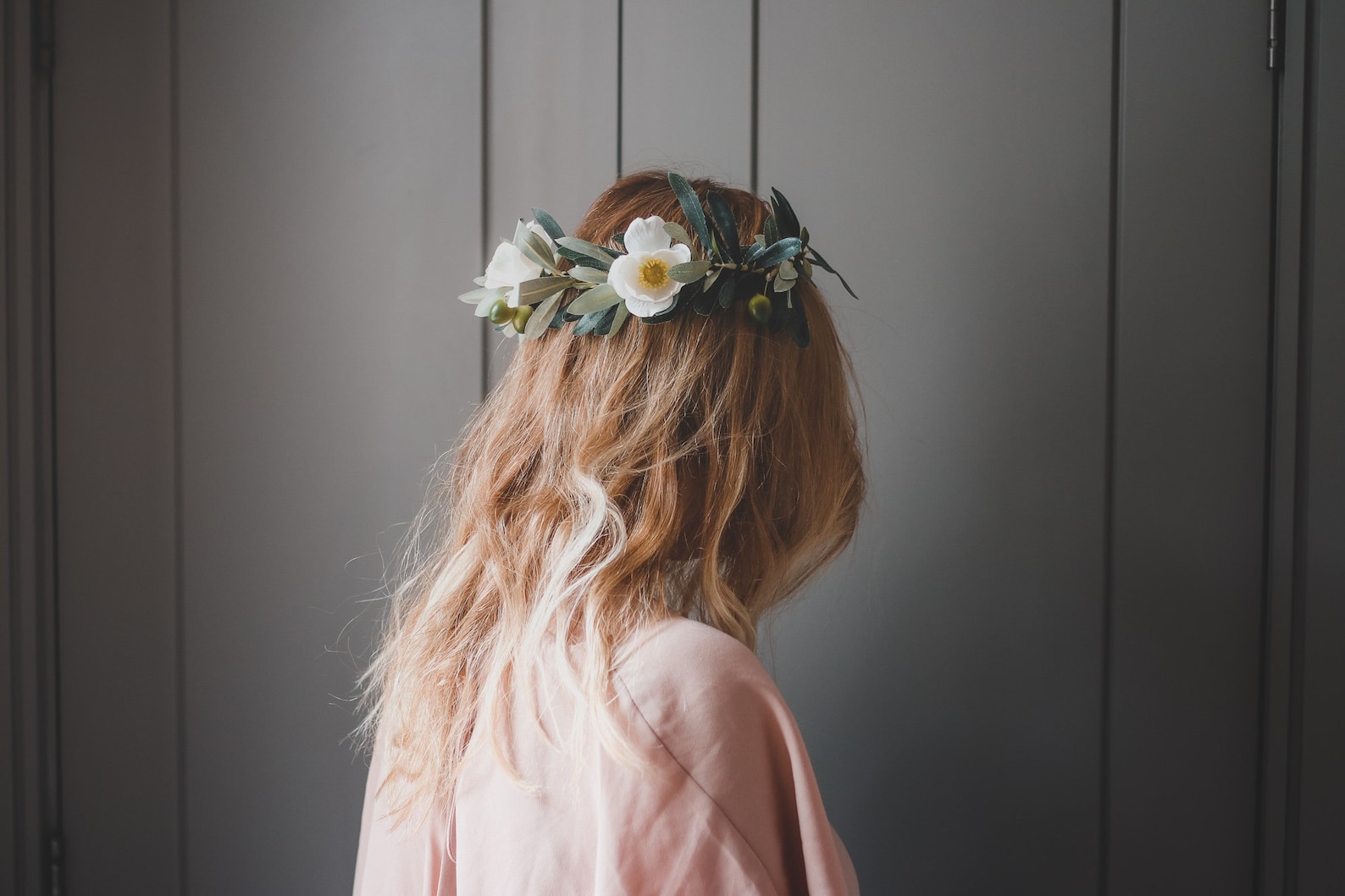 Olive Branch Wedding Crown Olive Leaves and Cream Blossoms - Etsy