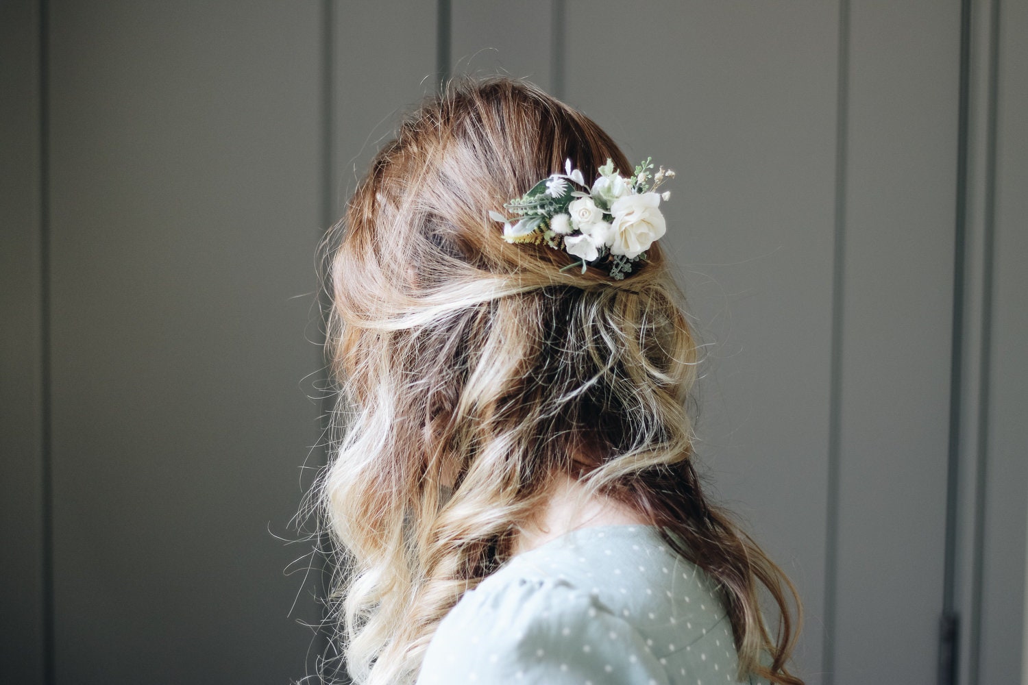 Dusty Green Bridal Comb Vintage Weddings Vintage Hair Comb | Etsy