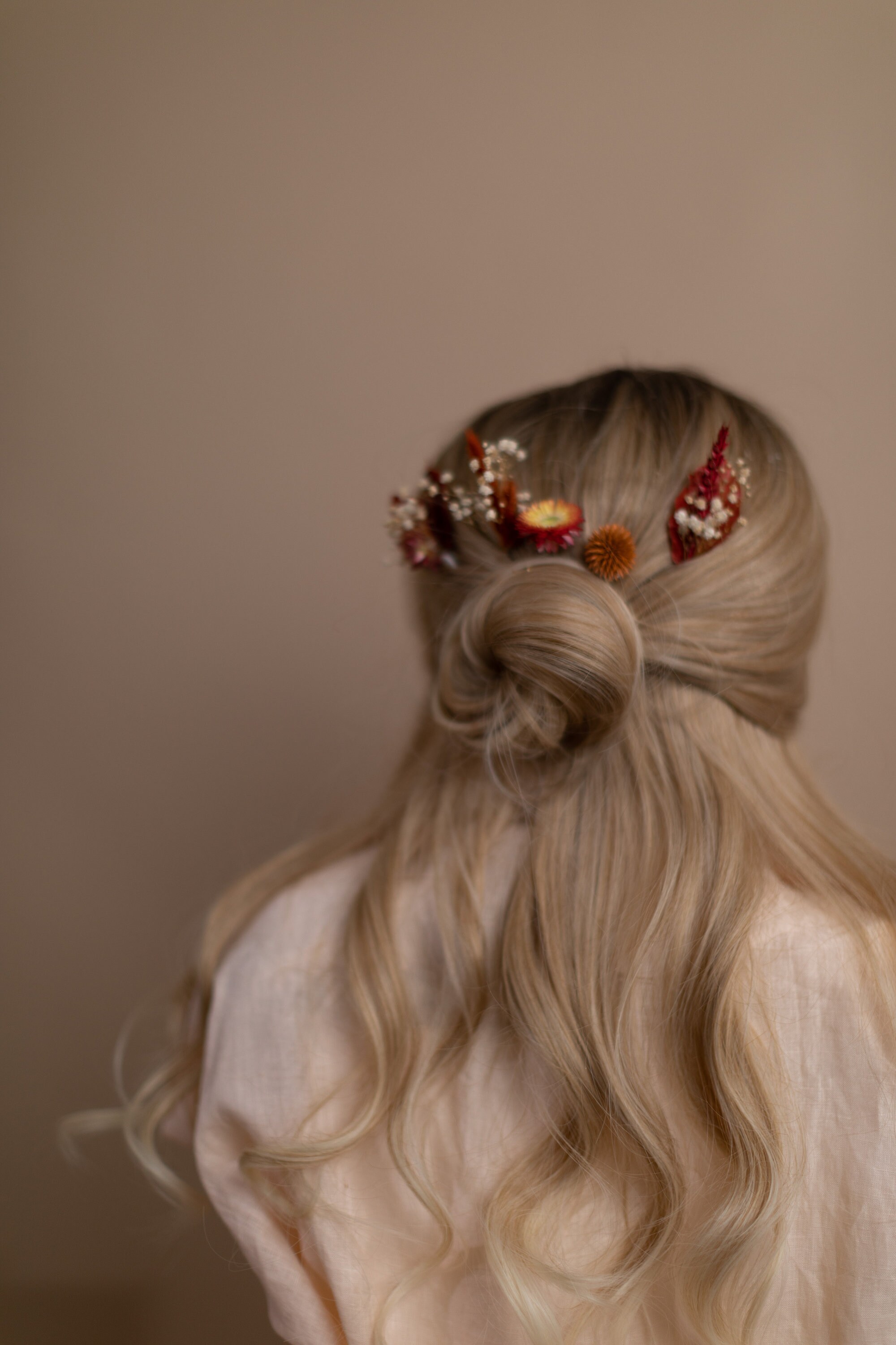 Autumn Terracota Hair Pin Set / Flower Hair Pins Boho Hair - Etsy