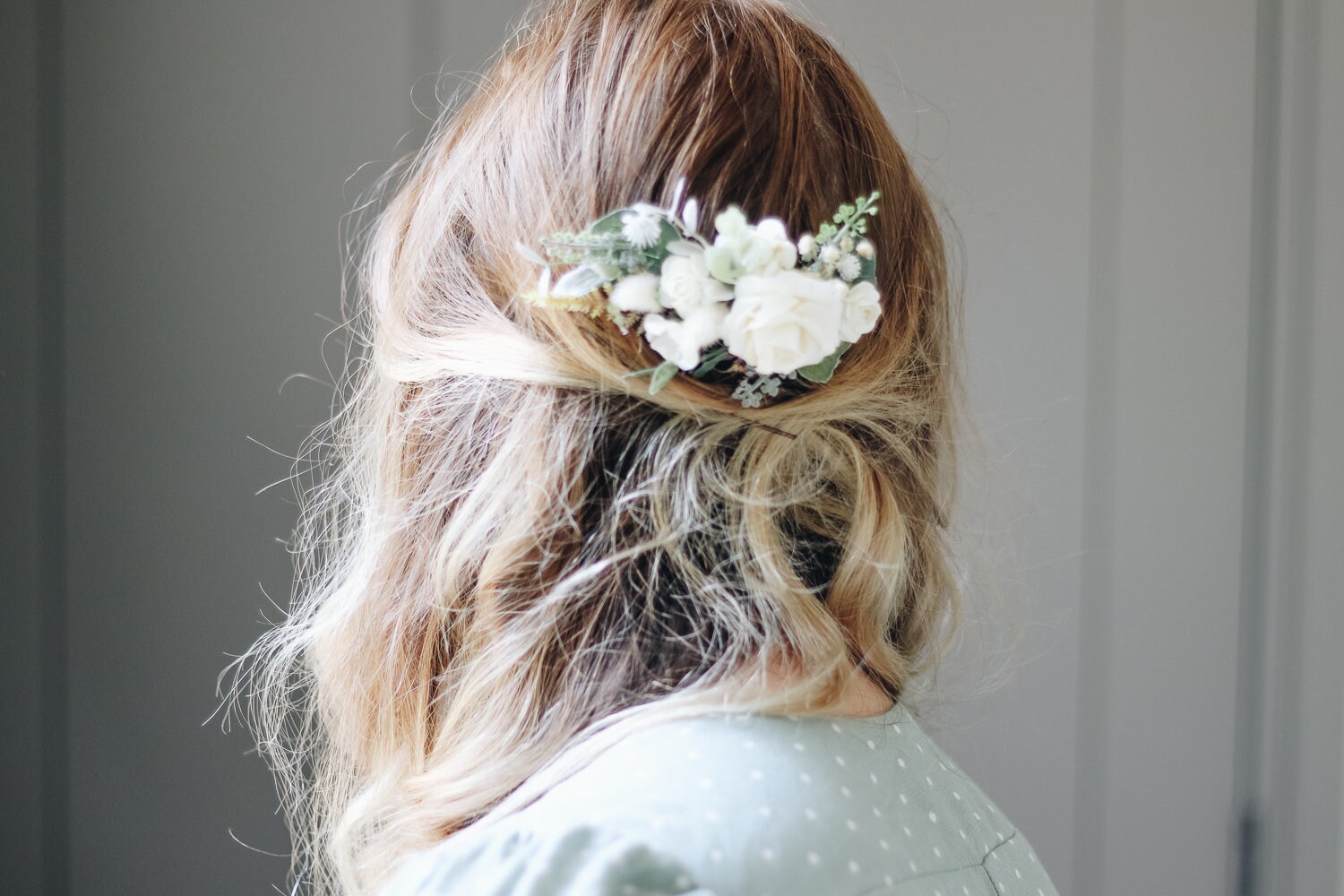 Dusty Green Bridal Comb Vintage Weddings Vintage Hair Comb | Etsy