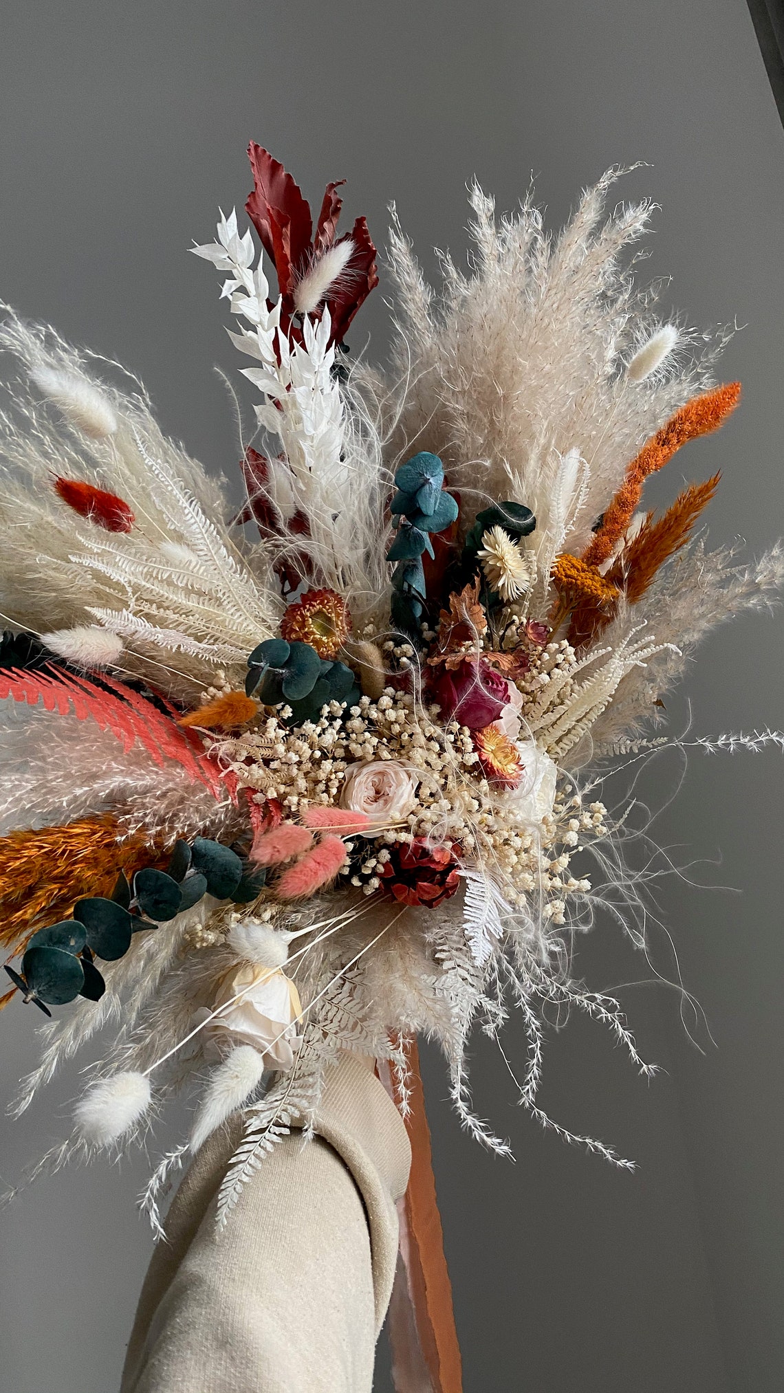 Autumn Boho Bouquet All Preserved and Dried Flowers / Fall - Etsy