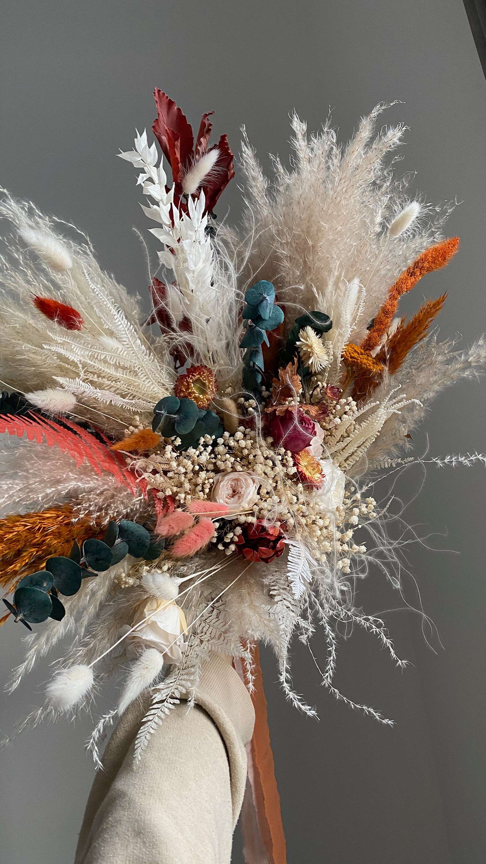 Autumn Boho Bouquet All Preserved and Dried Flowers / Fall - Etsy