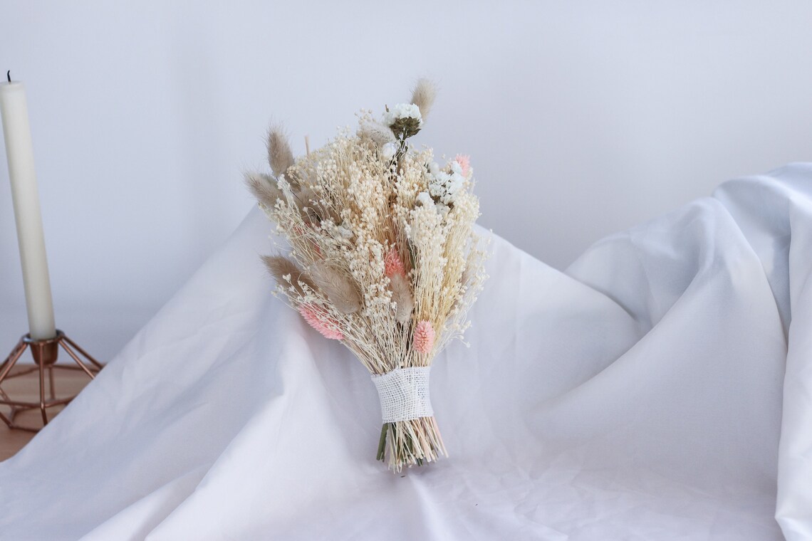 Bridal Bouquet Cream / Festival Meadow Bouquet / Bleached - Etsy