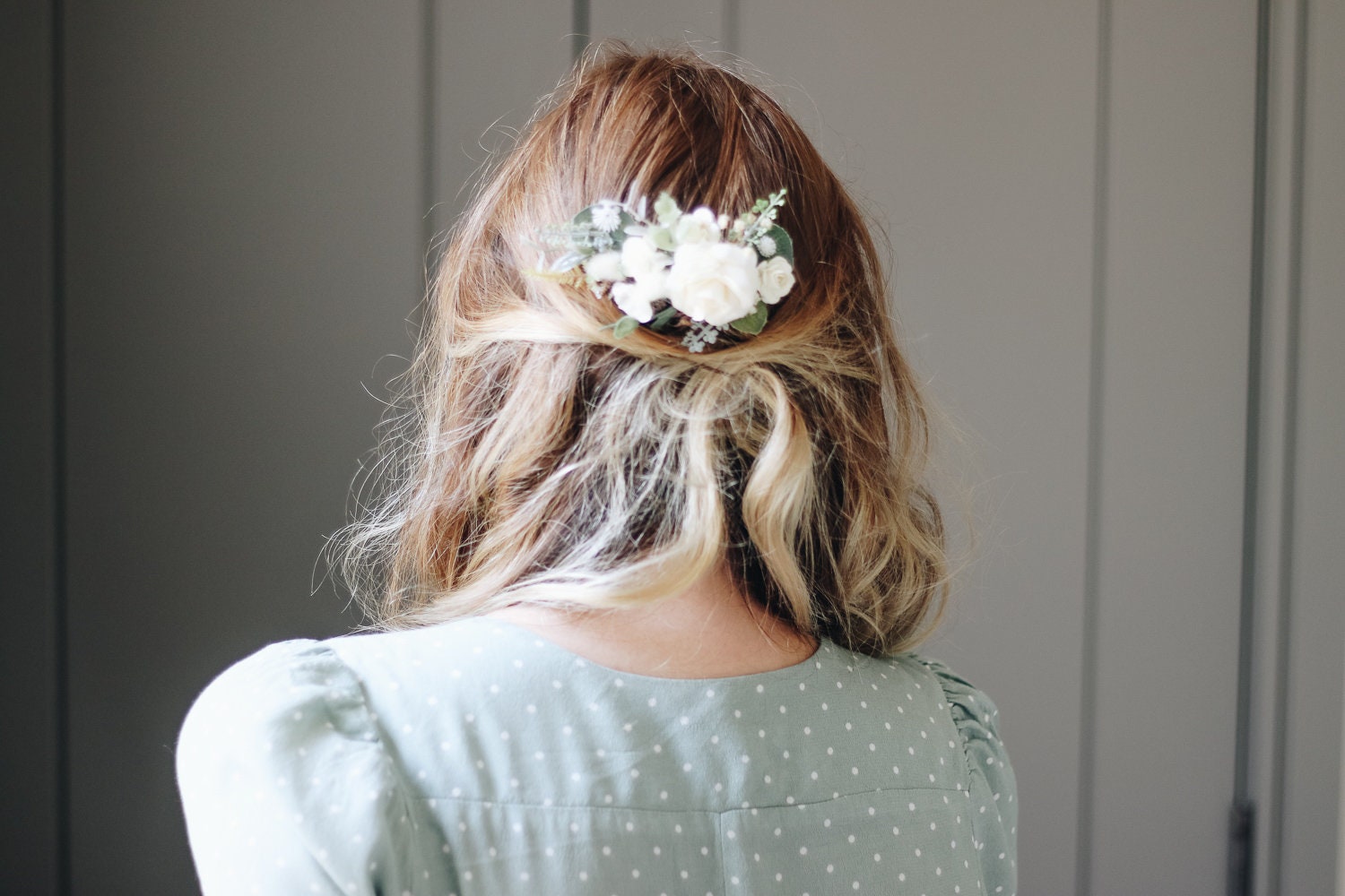 Dusty Green Bridal Comb Vintage Weddings Vintage Hair Comb | Etsy