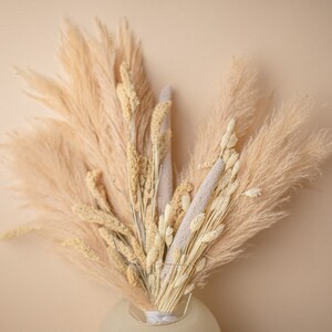 Pampas Grass & Babala Flowers Table Top Centerpiece / Pampas | Etsy