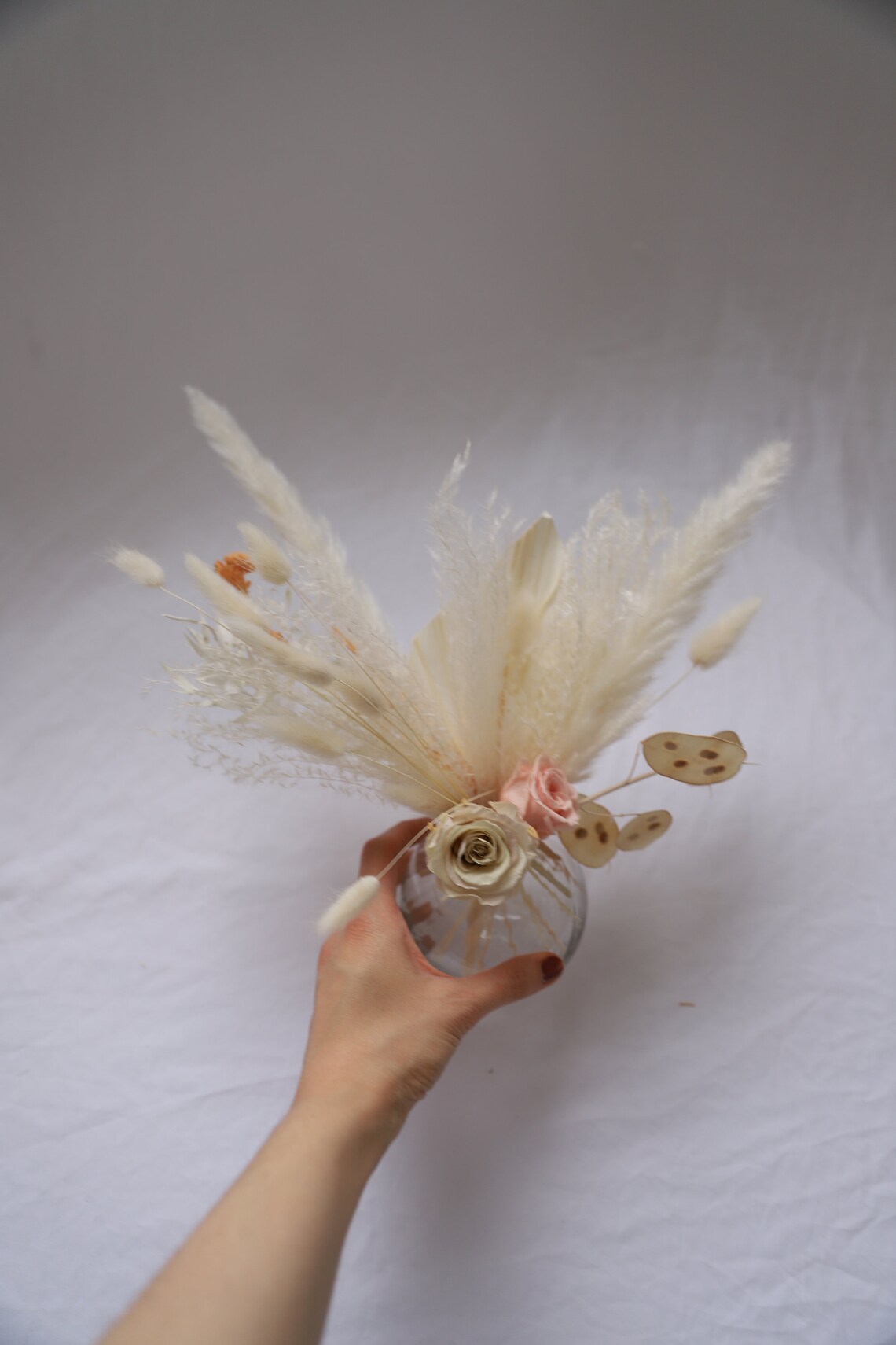 Preserved Rose Floral Vase Arrangement / Eternal Blooms Dried | Etsy