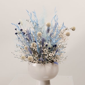 Pastel Blue Wildflowers & Scottish Globe Thistles Loose Flowers ...