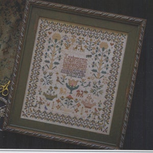 Plum Street Samplers - Elizabeth Sarah Oliver 1842 - Etsy