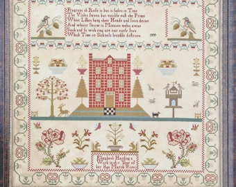 Hands Across the Sea Samplers mary 395 1869 A Bristol Orphanage Sampler ...