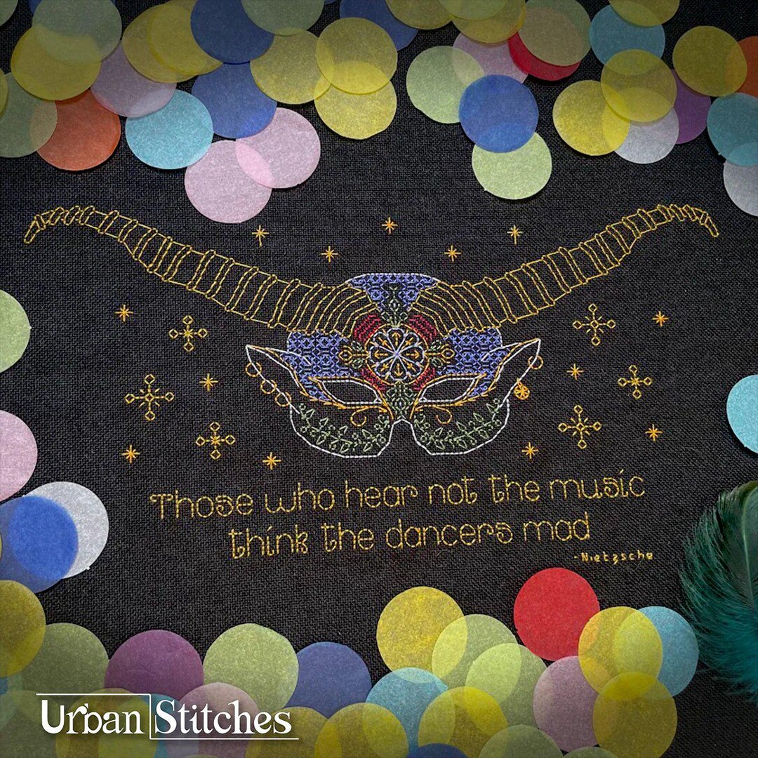 Urban Stitcher - the Dancers Mad - Original Design by Sian Fish of the ...