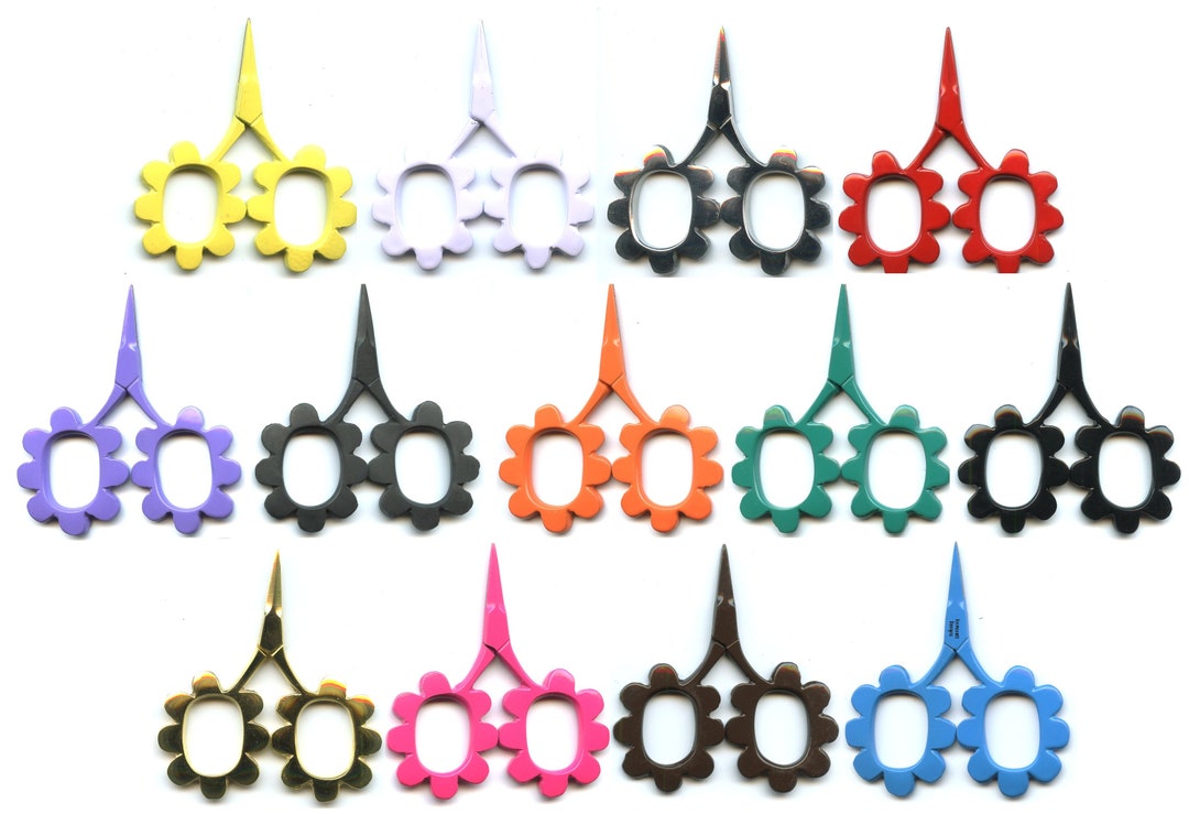 Kelmscott Designs 2.5" Flower Power Scissors - Etsy