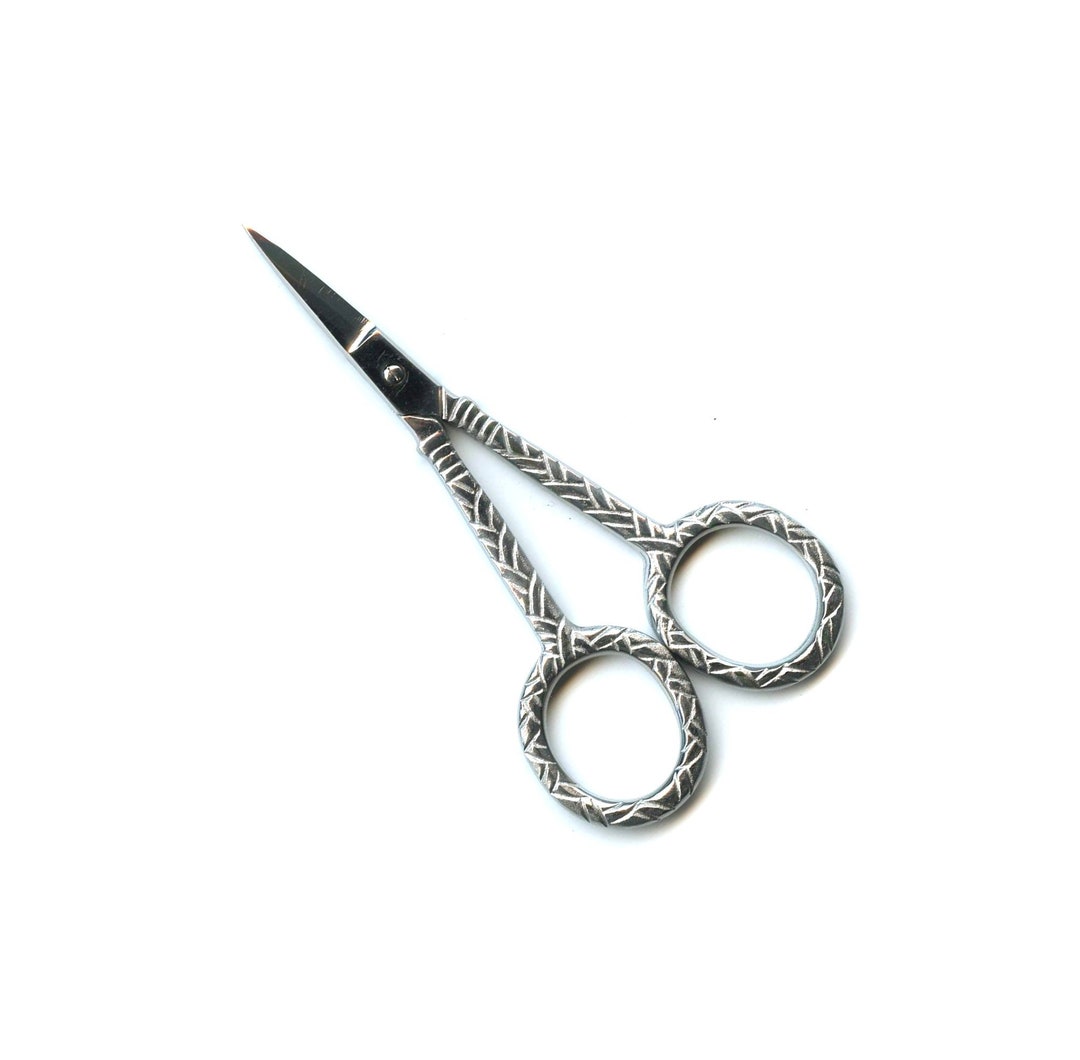 Kelmscott Designs 3.75" Woven Scissors in Silver Finish - Etsy