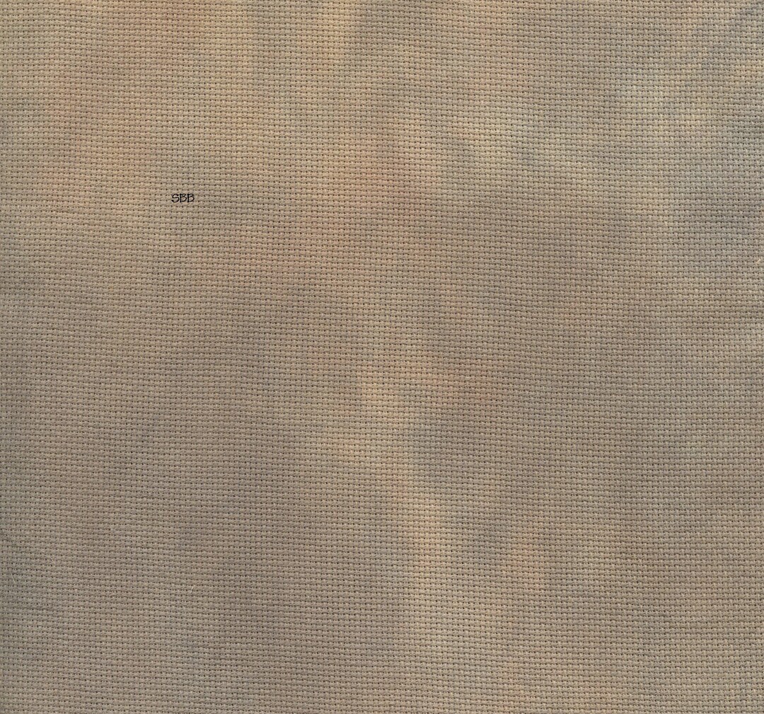 Mani Di Donna - 14 Count Frog Gray Aida - Italian Fabric Hand Dyed by ...