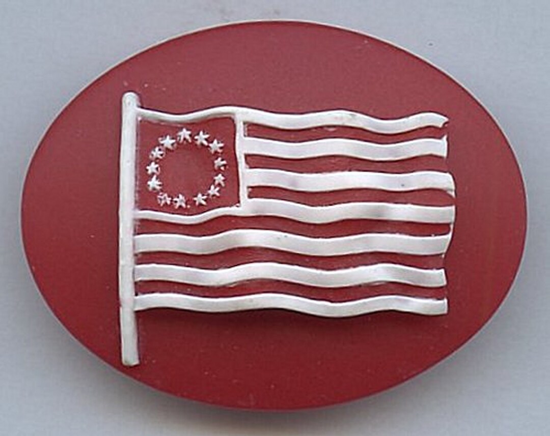 Kelmscott Designs 1" X 1.5" Thirteen Stars & Stripes Needle Minder - Etsy