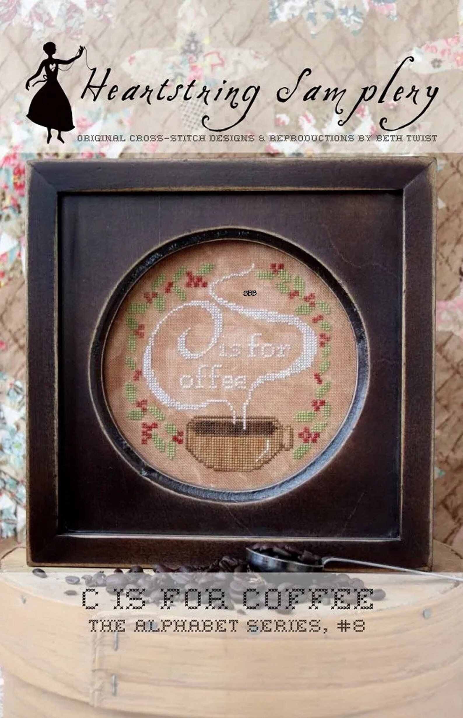 Heartstring Samplery - C is for Coffee - Etsy
