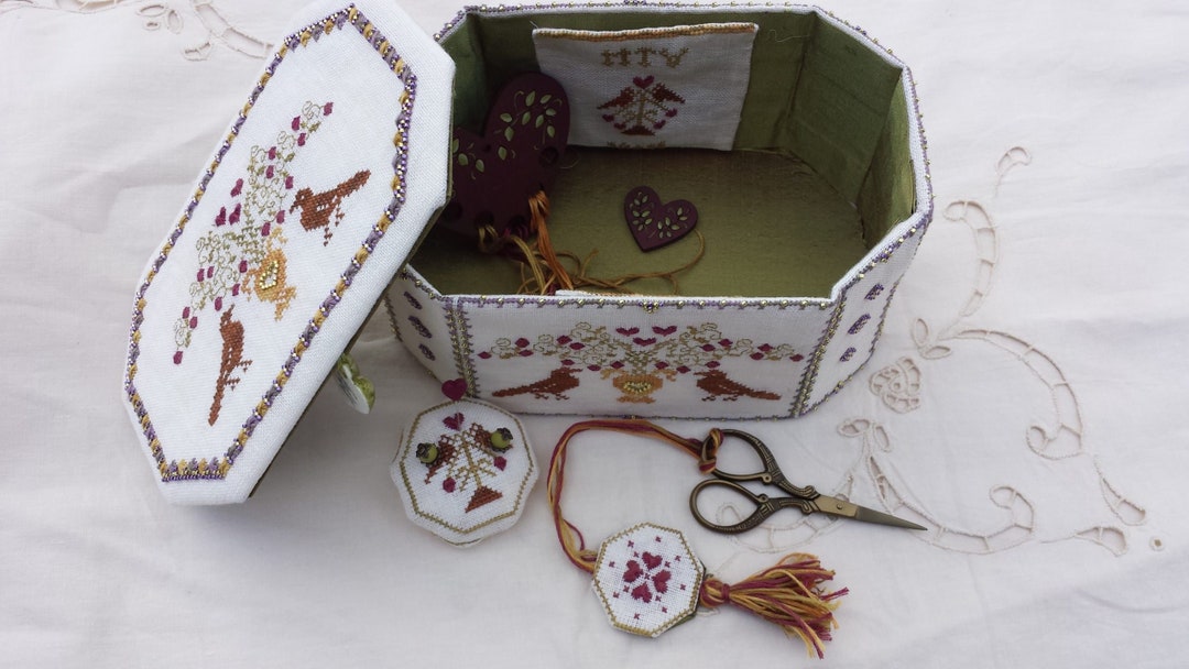 MTV Designs A Tree of Life Sewing Box With Heart Charm Original Design ...