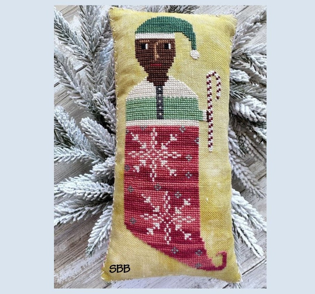 Lucy Beam - Santa Sock - Original Design by Becky Noland - Etsy