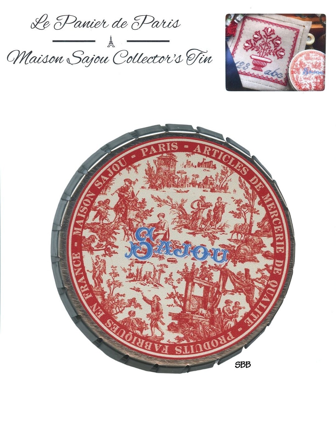 The Elegant Thread - *limited Edition* Le Panier De Paris - Maison Sajou Collector's Tin #2 of 4 ...