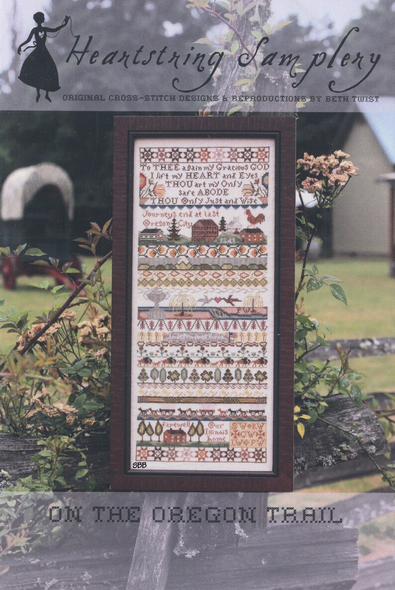 Heartstring Samplery on the Oregon Trail Original Design - Etsy