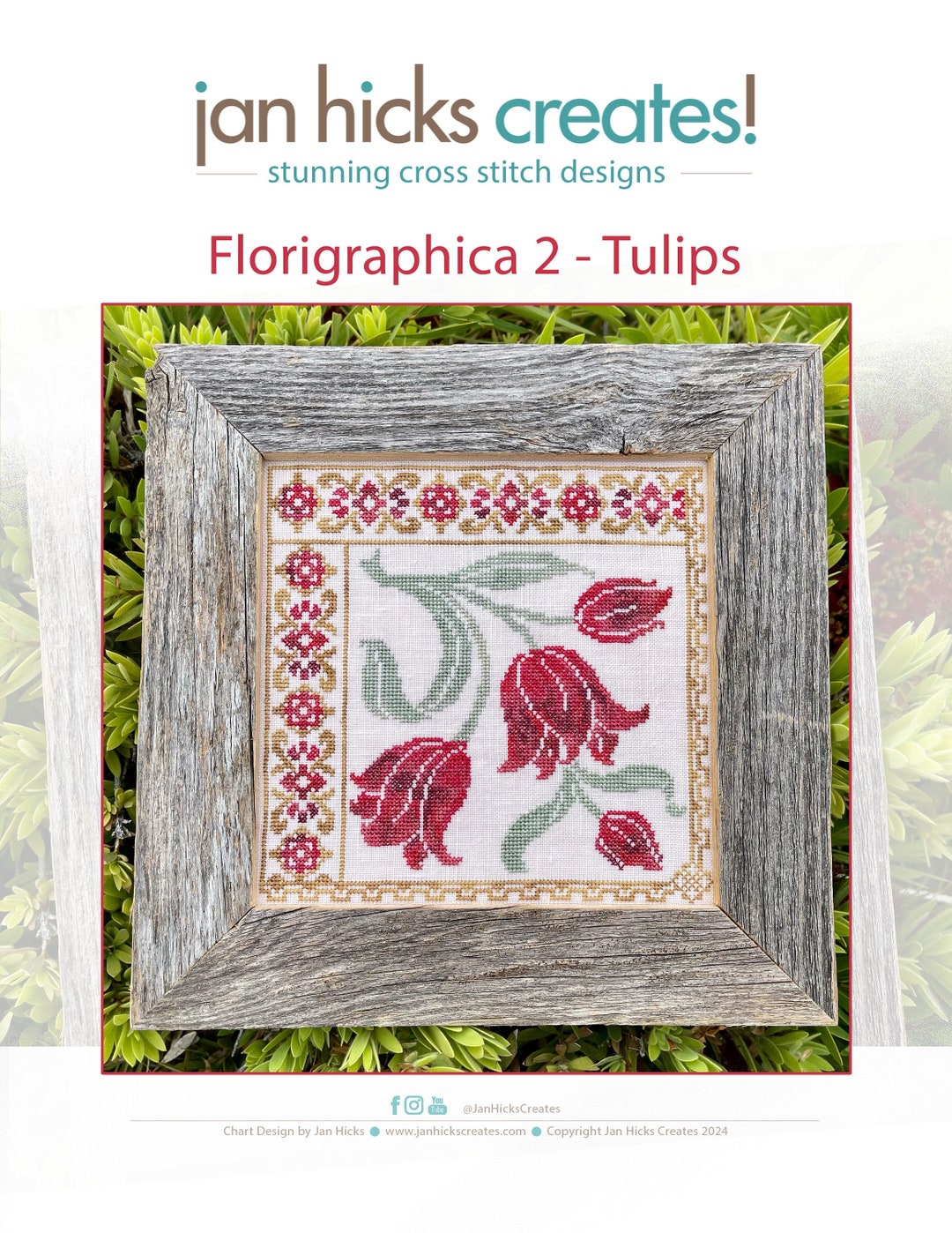 Jan Hicks Creates! - Florigraphica 2 - Tulips - Original Design by Jan ...