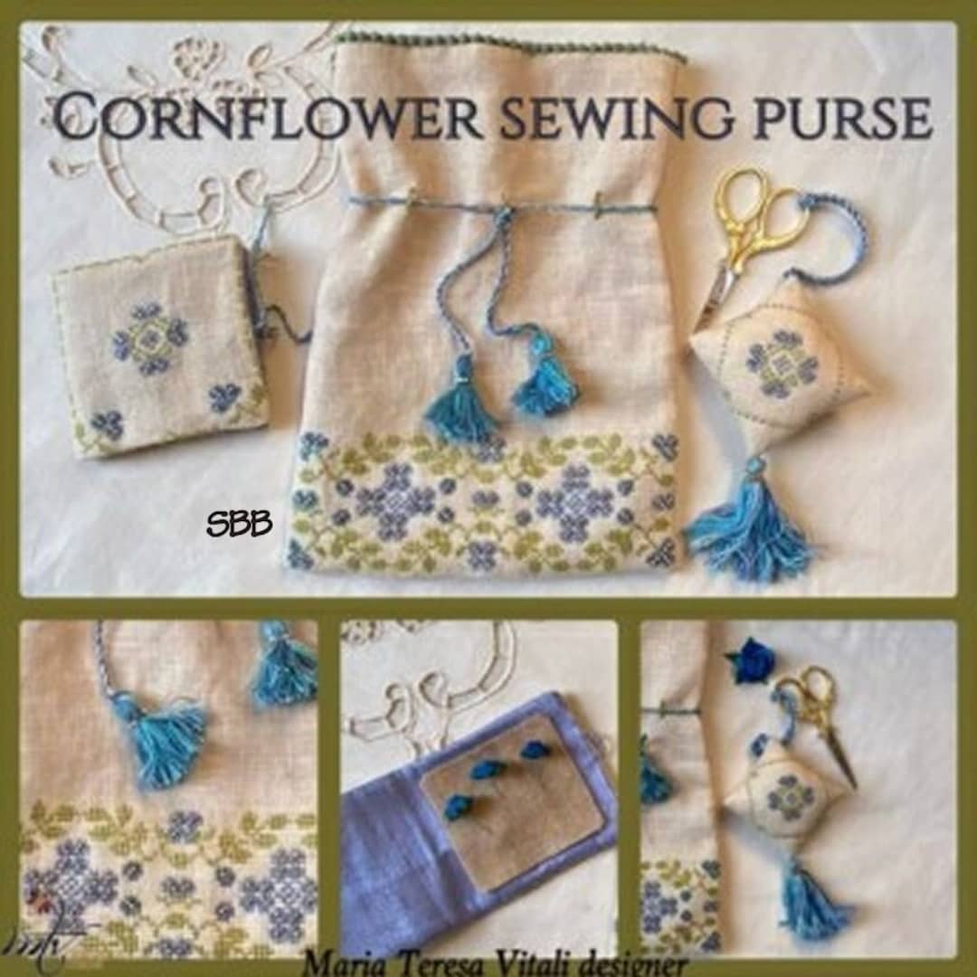 MTV Designs - Cornflower Sewing Purse - Original Design by Maria Teresa ...