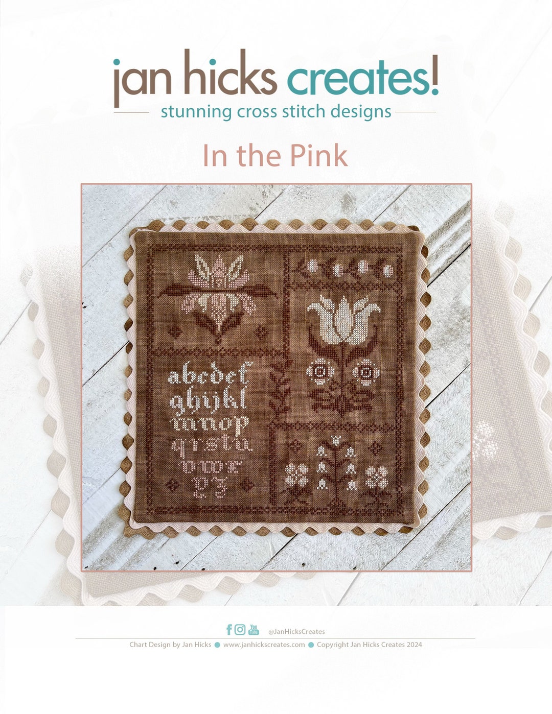 Jan Hicks Creates! - in the Pink - Original Design by Jan Hicks - Etsy