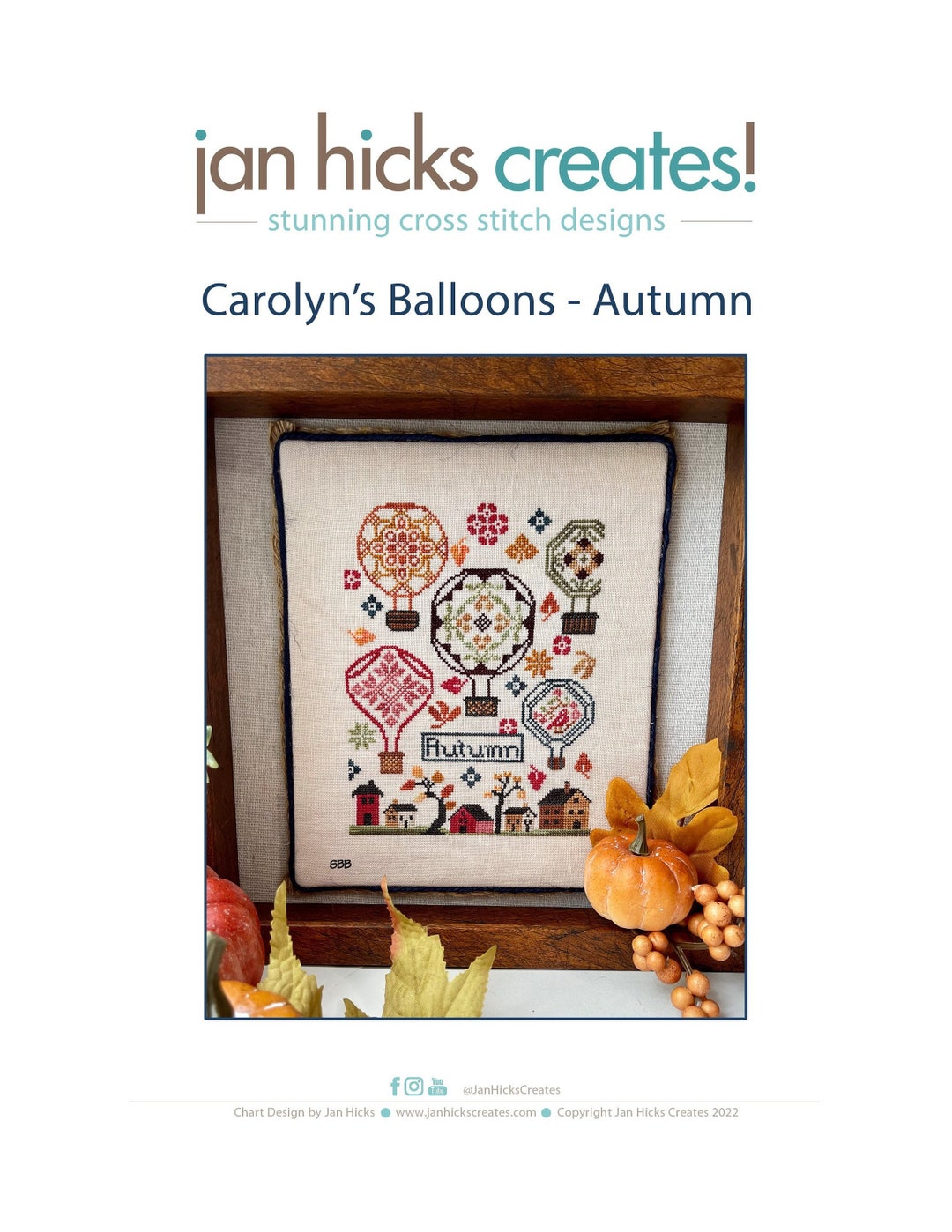 Jan Hicks Creates! - Carolyn's Balloons - Autumn - Original Design by ...