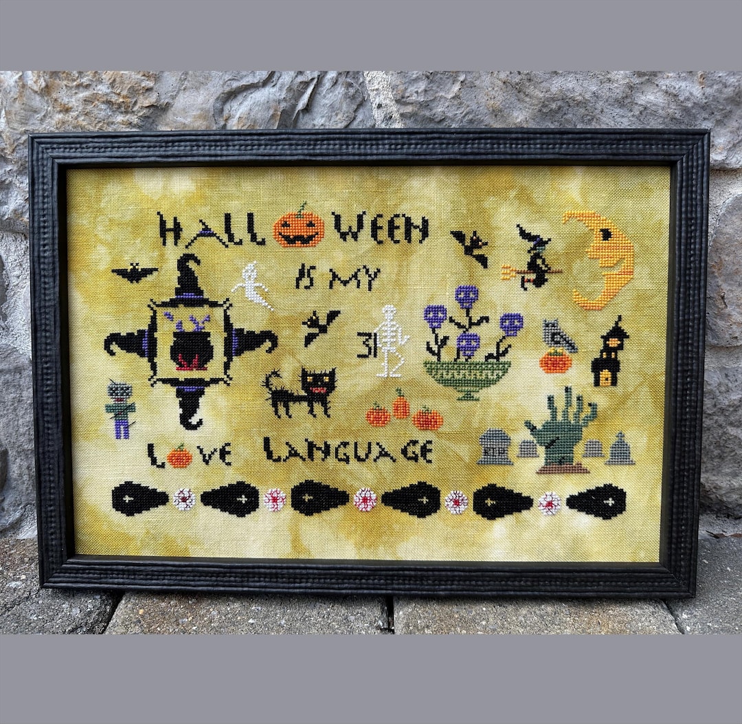 Rebel Stitcher Designs - Halloween is My Love Language - Original ...