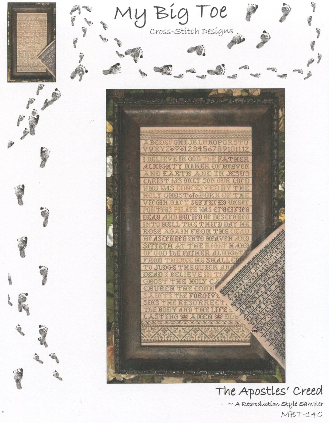 My Big Toe - MBT-140 the Apostles' Creek - A Reproduction Style Sampler ...