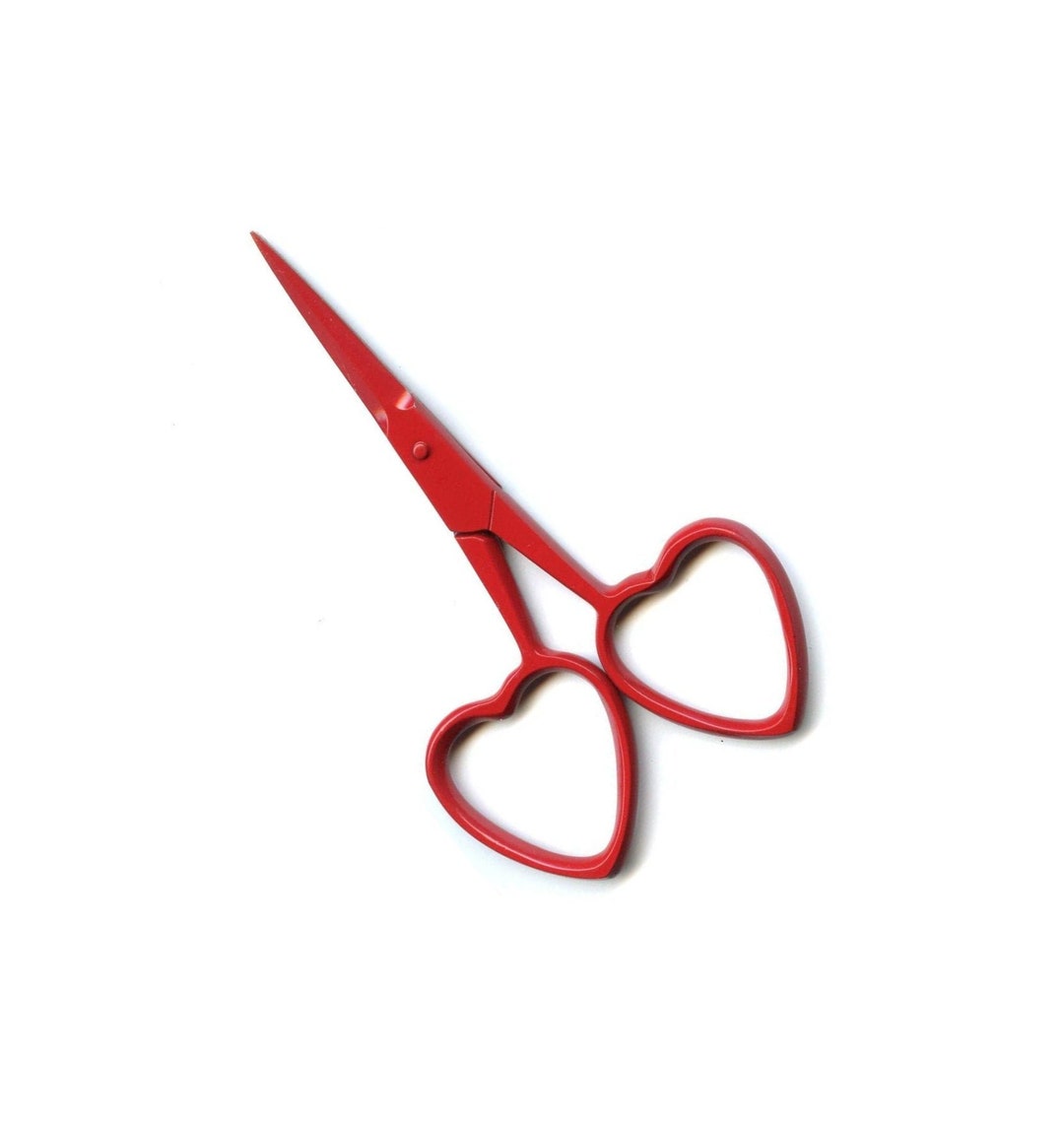 Kelmscott Designs 3.75" Red Hots! Scissors in Red Finish - Etsy